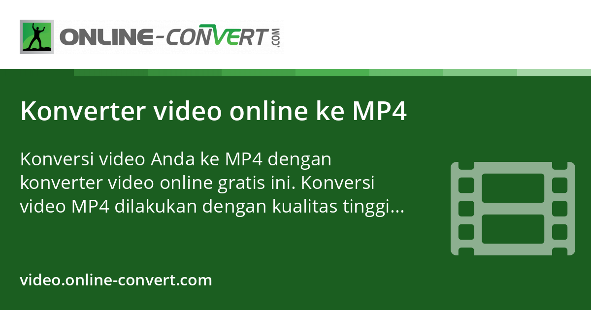 Konverter video online ke MP4